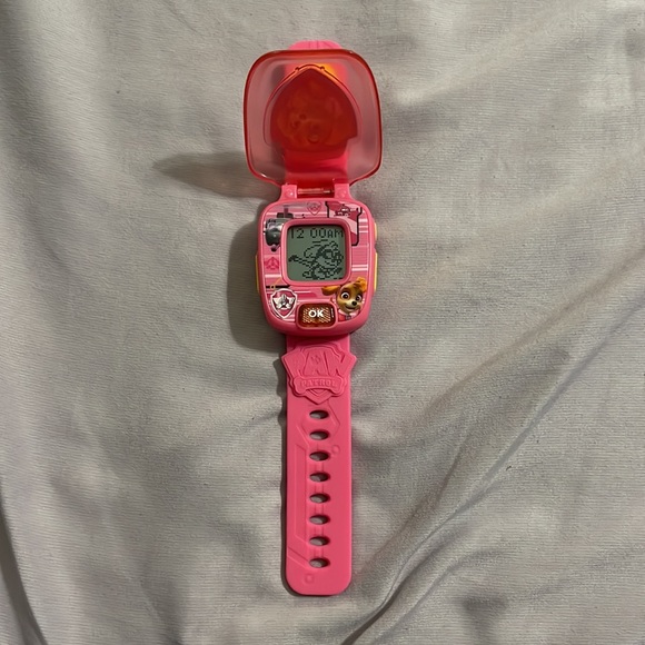 vtech | Toys | Skye Paw Patrol Vtech Pink Watch | Poshmark